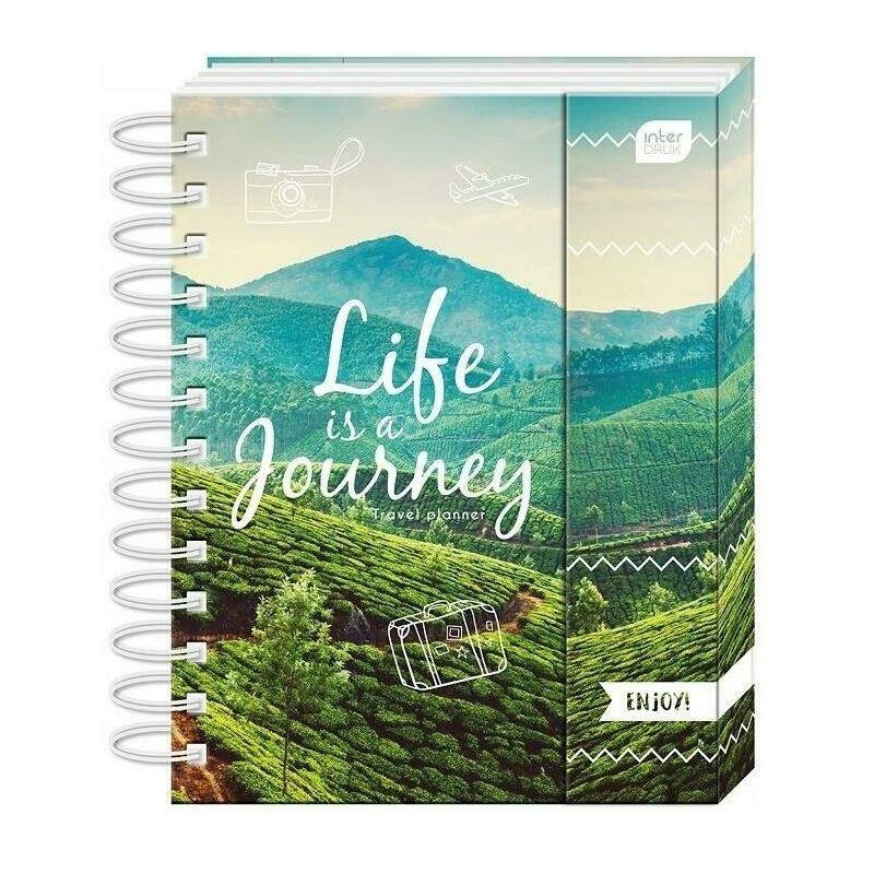 Zeszyty do bullet journal Travel Planner tropikalna plaża Interdruk