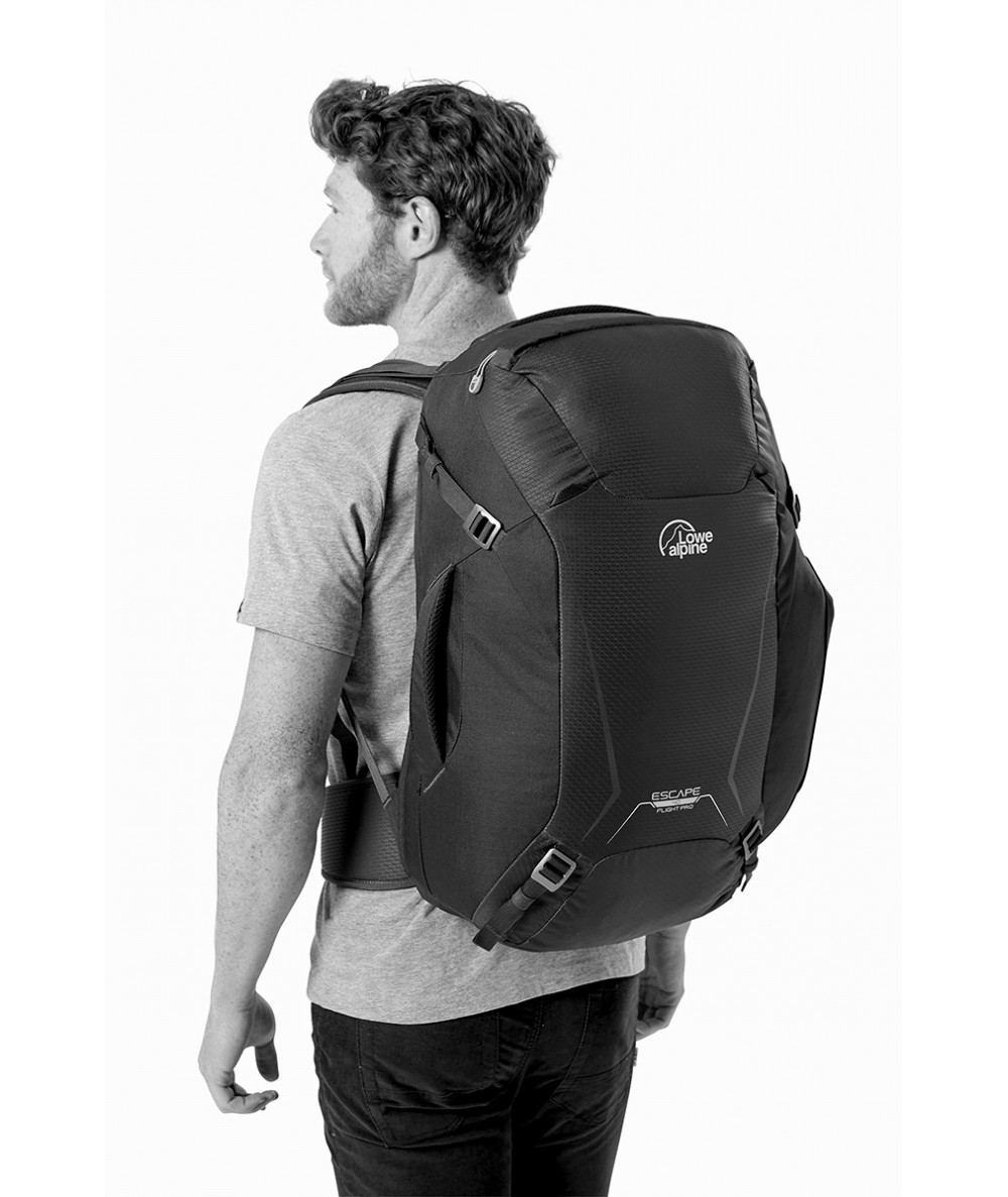 Plecak podróżny bagaż torba LOWE ALPINE ESCAPE FLIGHT PRO 40L czarny