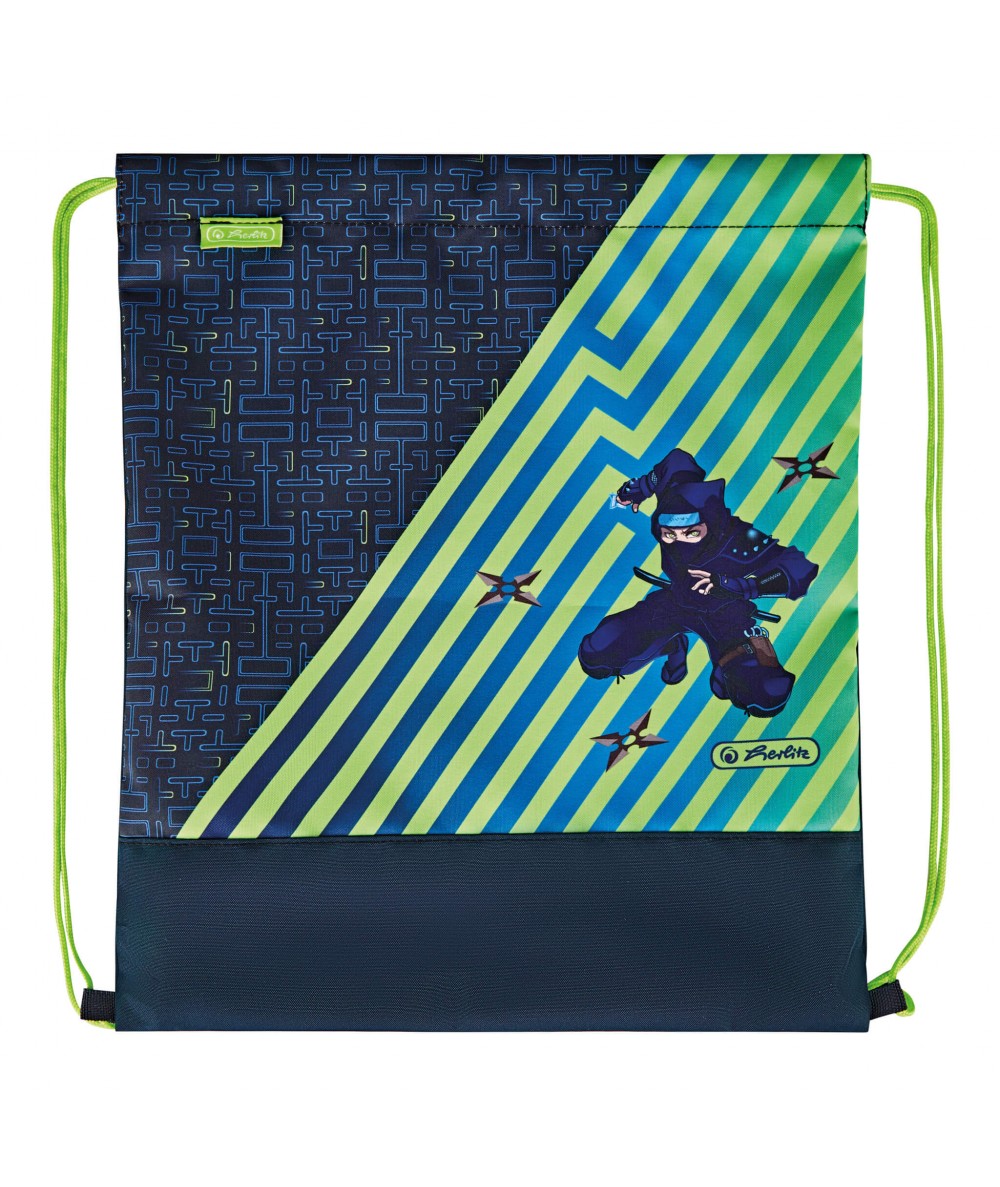 Tornister szkolny NINJA Herlitz Loop Plus ZESTAW dla pierwszaka 4 el