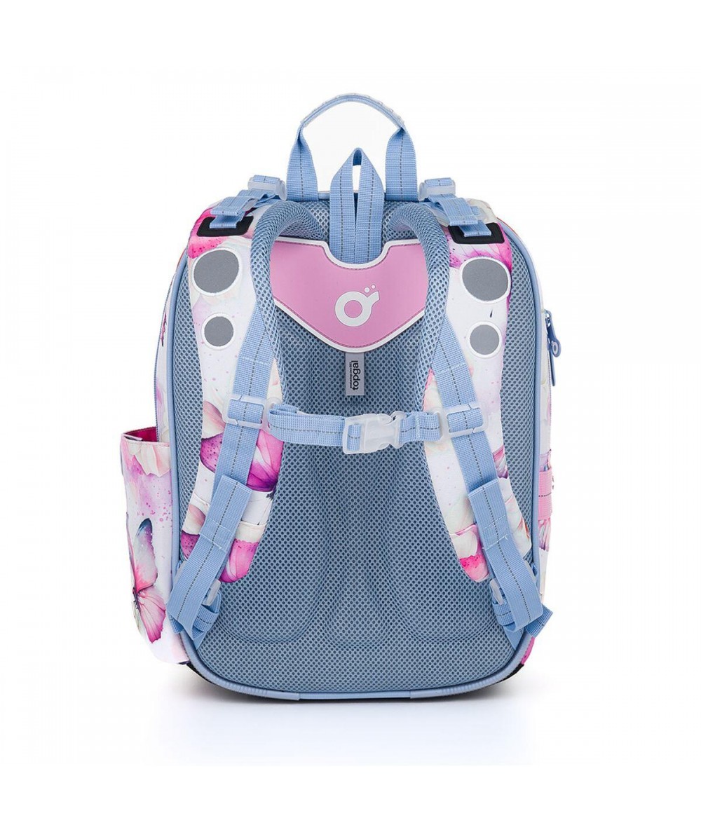 PREMIUM Plecak do klas 1-3 TOPGAL ENDY 24002 G różowy w motyle