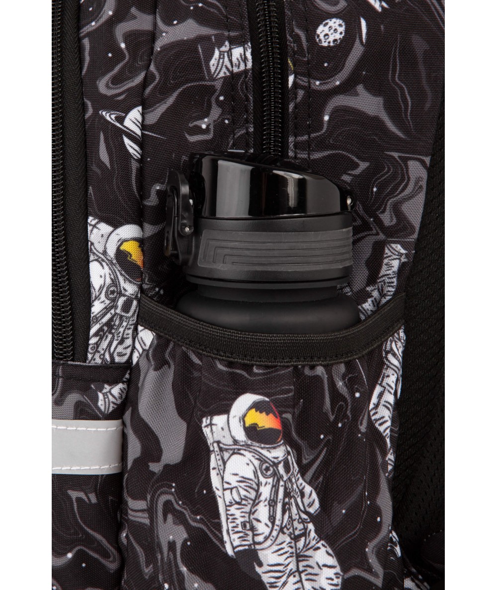 Czarny PLECAK wczesnoszkolny klasa 1-3 Jerry Astronaut CoolPack kosmos