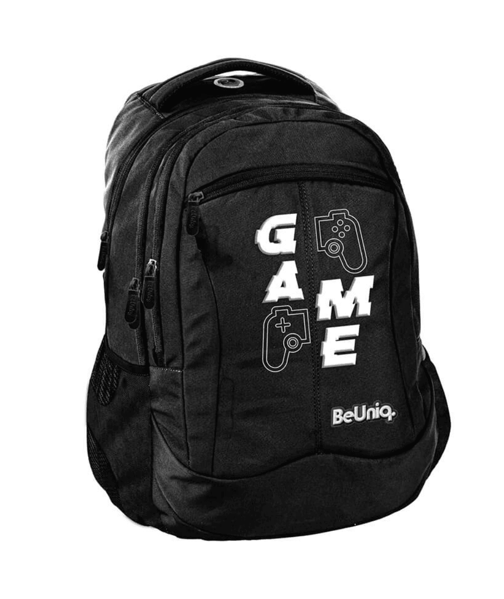 PASO Plecak dla nastolatka młodzieżowy BeUniq 3 komory | game, z padem
