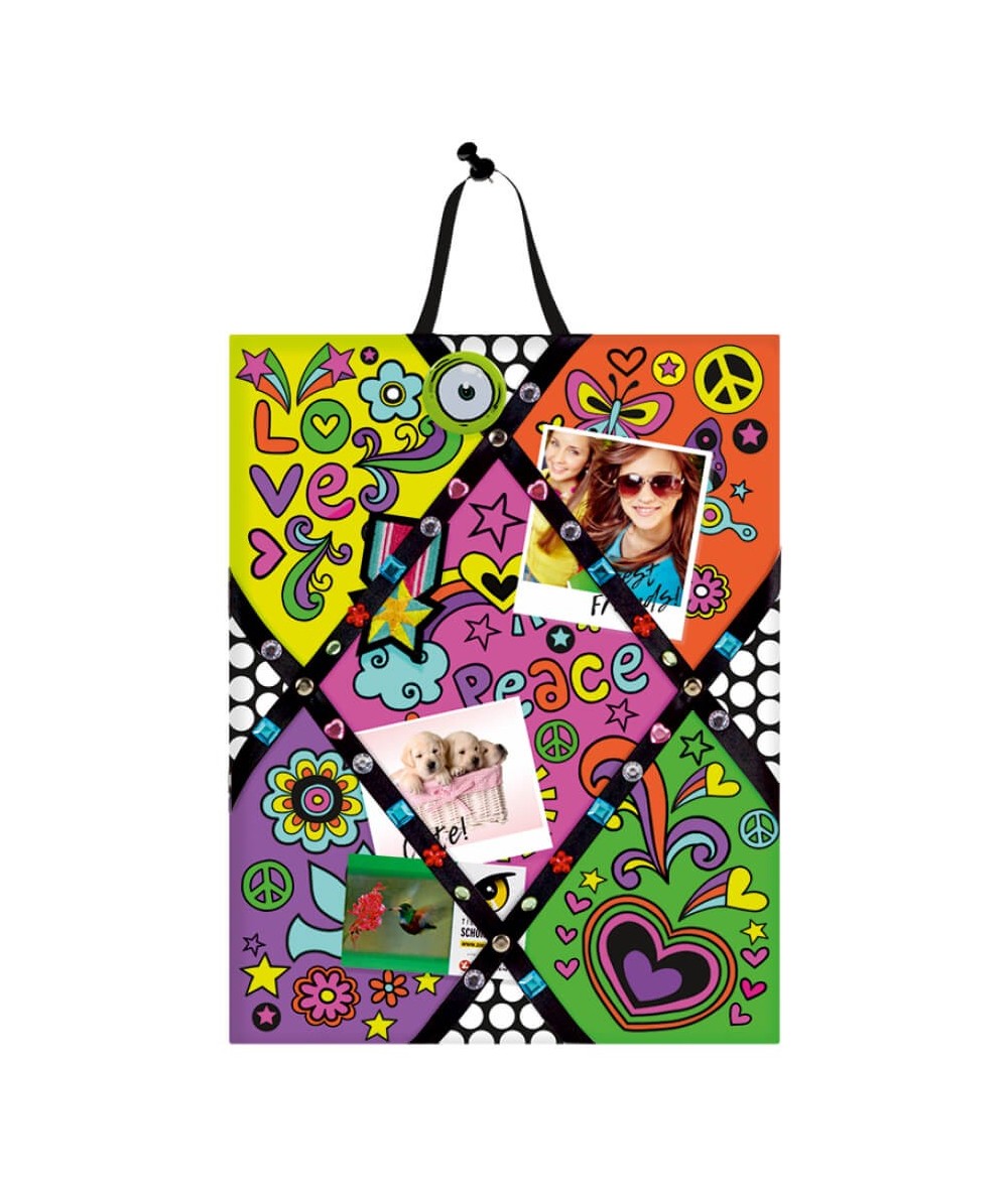 Tablica Colorino Memo Board do samodzielnego kolorowania dla dziewczynki